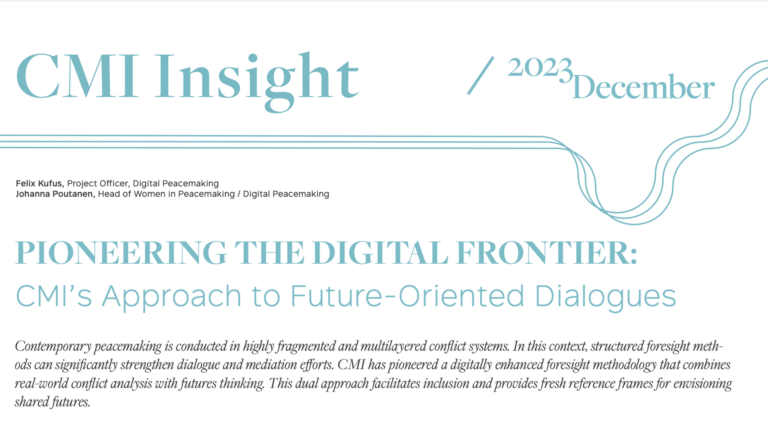 CMI Insight: Pioneering the digital frontier - CMI